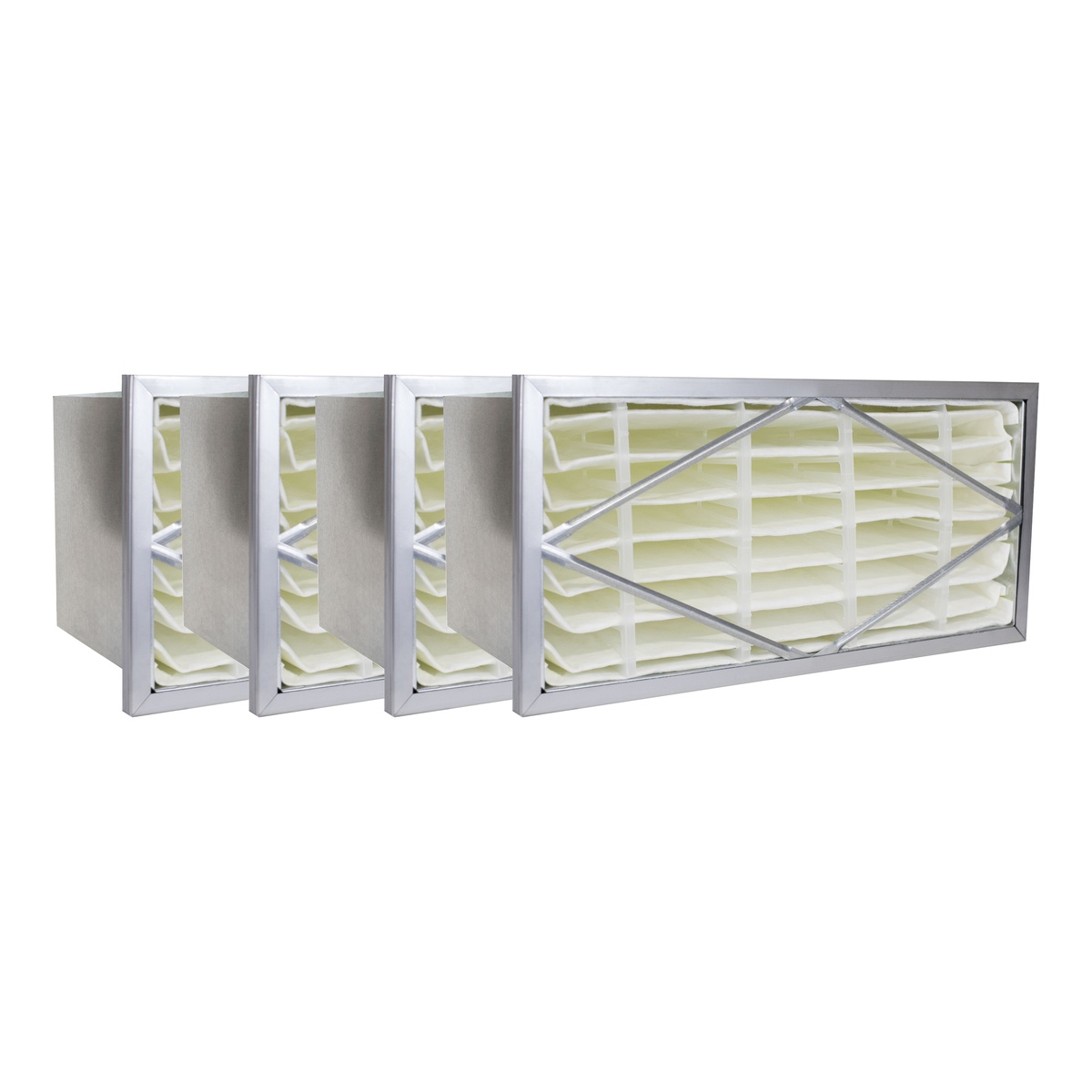 12x24x12 Header 95% (MERV 14) Rigid Cell Filter - FilterBuy.com